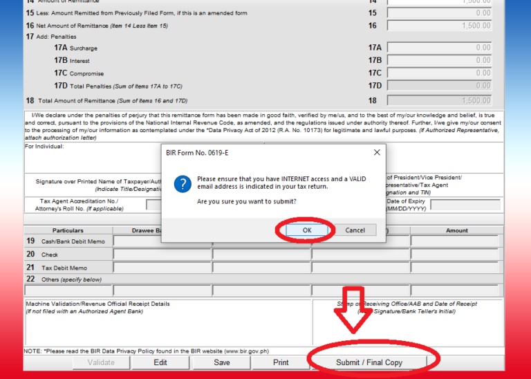 How to file BIR FORM 0619-E | フィリピンお得情報 まとめサイト